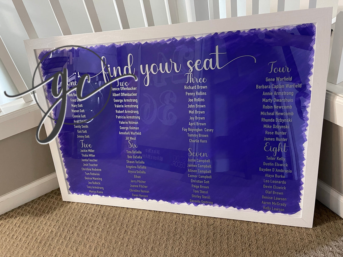 Seating Chart – Gott Crafts?